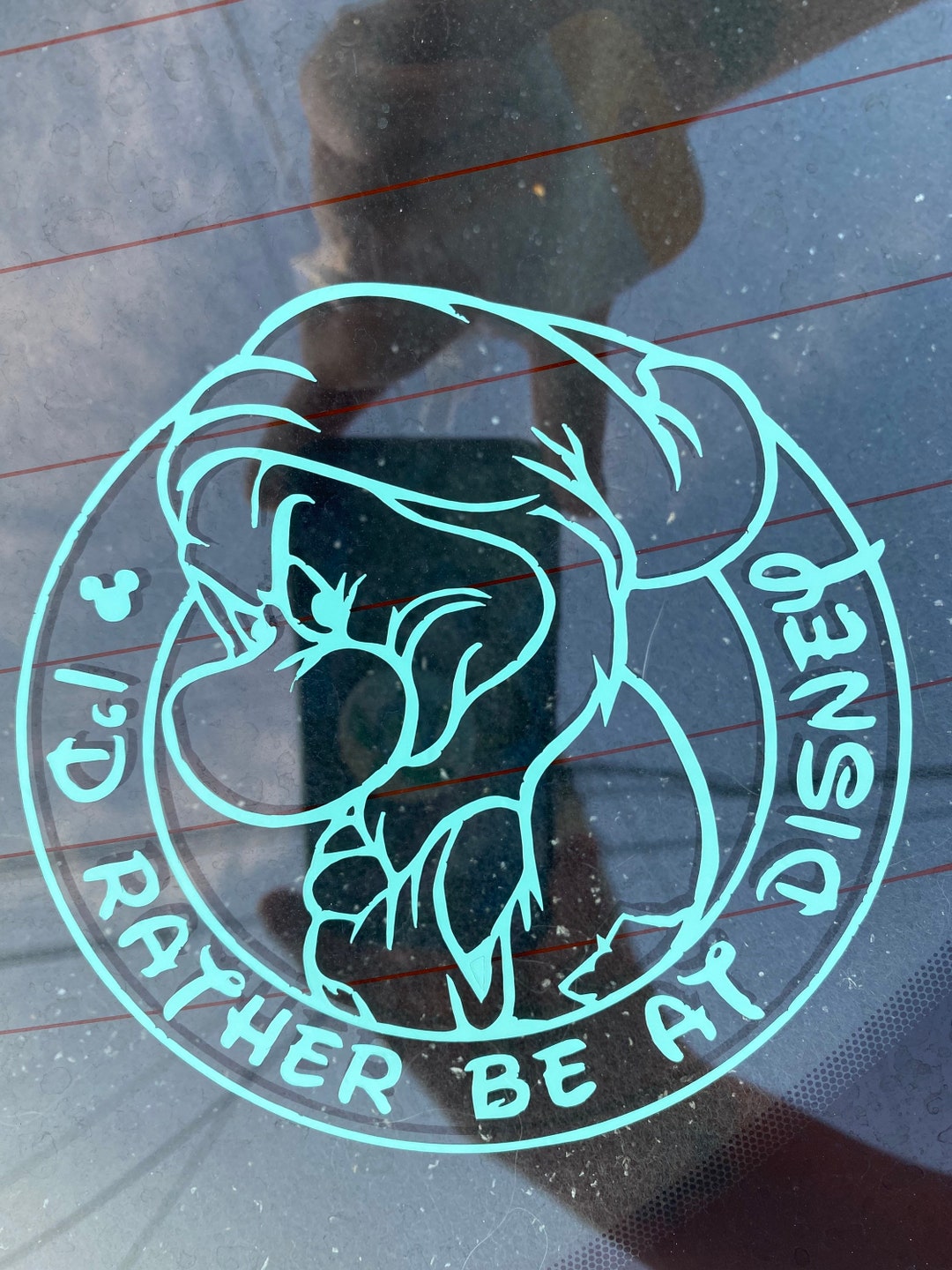Disney Car Decal - Etsy
