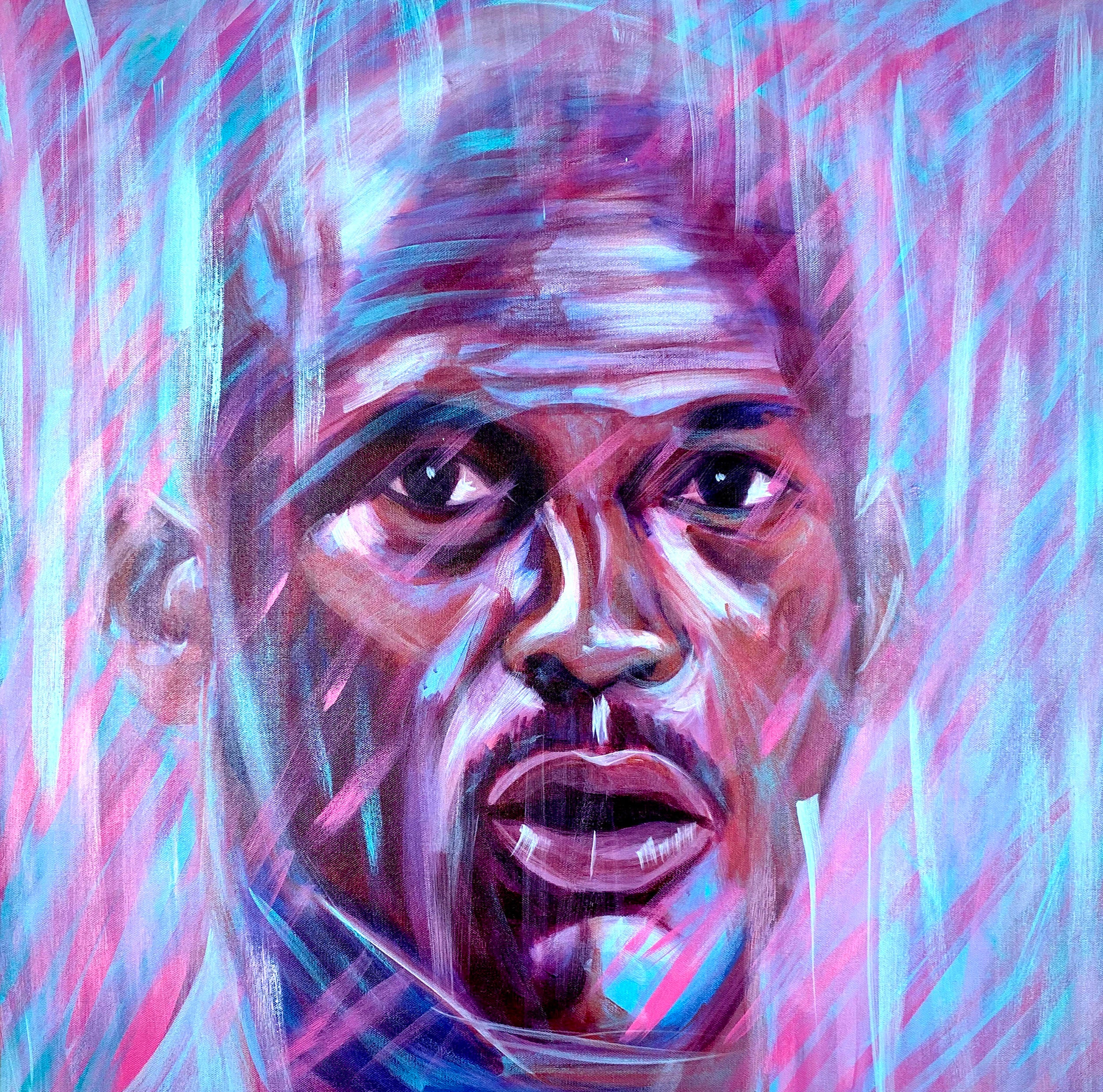Michael Jordan Portrait Painting