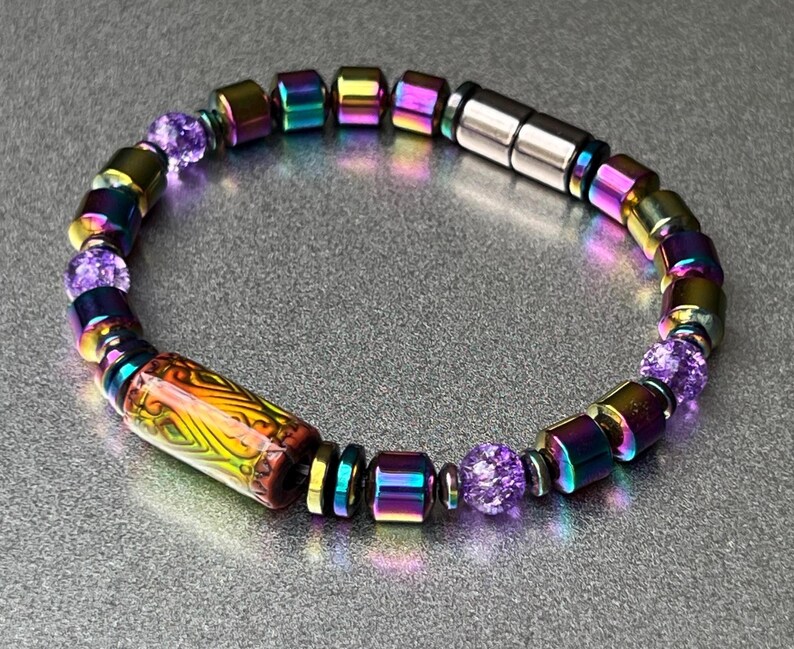 Magical Mood Bead Fun Color~changing Magnetic Bracelet & 6mm Drum ...