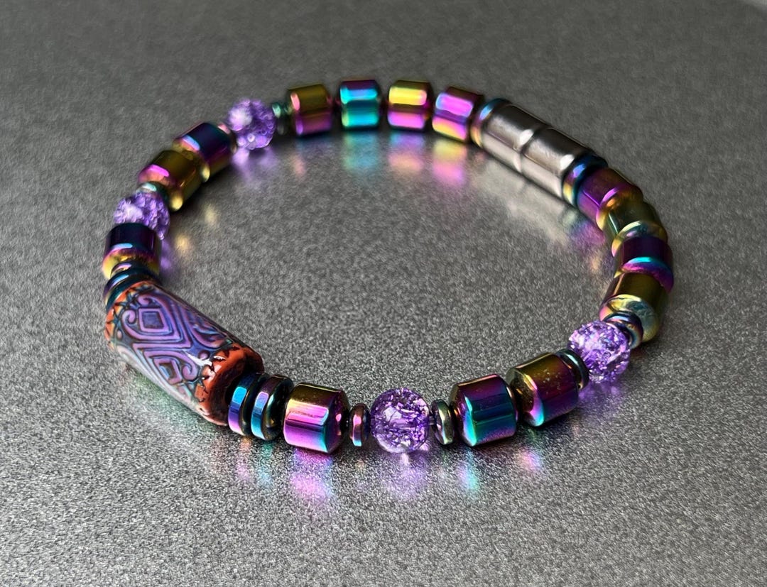 Magical Mood Bead Fun Color~changing Magnetic Bracelet & 6mm Drum ...