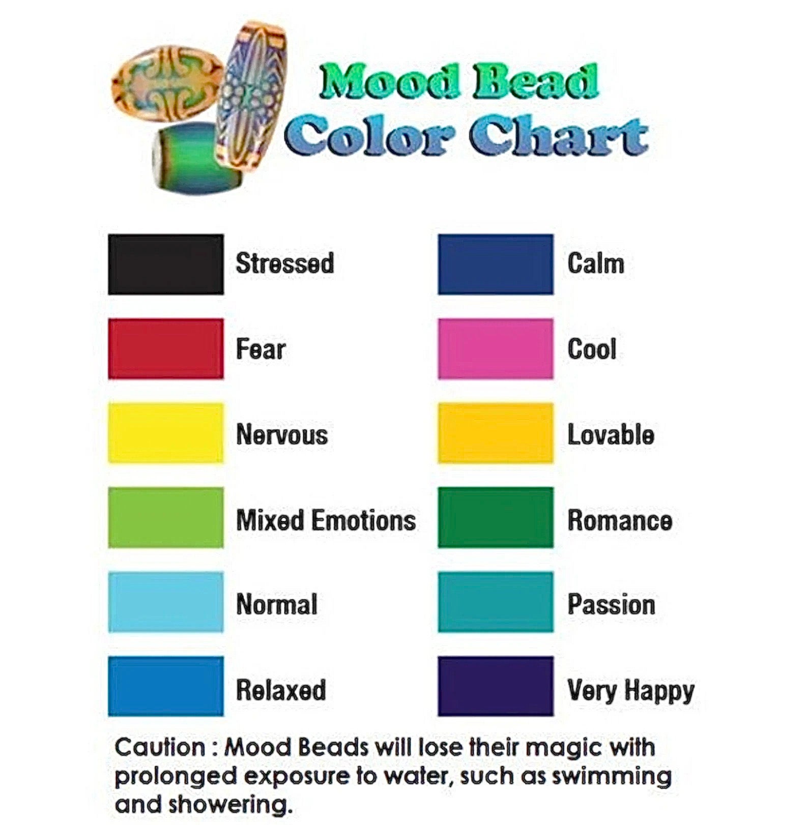 Magical Mood Bead Fun Color~changing Magnetic Bracelet & 6mm Drum ...
