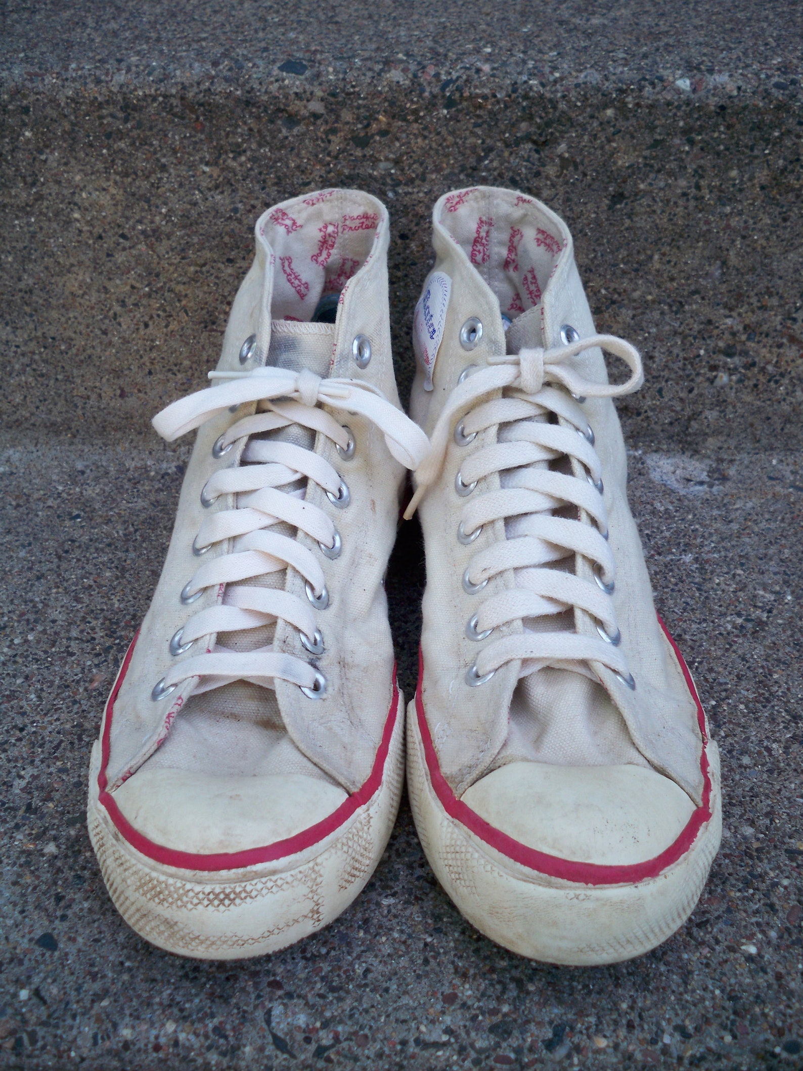 Vintage Bata Bullets Made in USA High Top Men's Tan Canvas Hipster ...