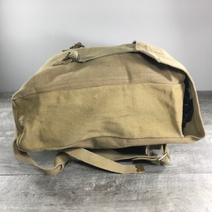 Vintage WWII WW2 Era Army Canvas Rucksack Backpack Field Military ...