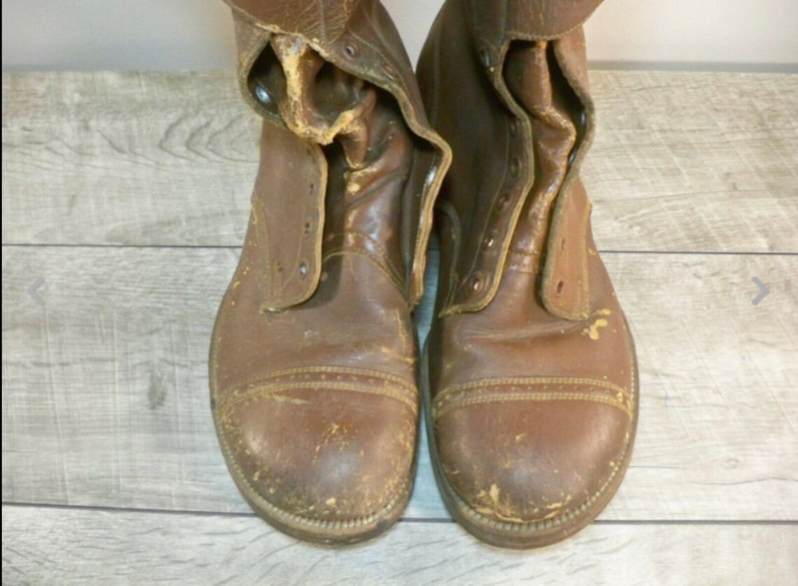 Original WW2 WWII 1940s USA Army Military International Shoe Company ...