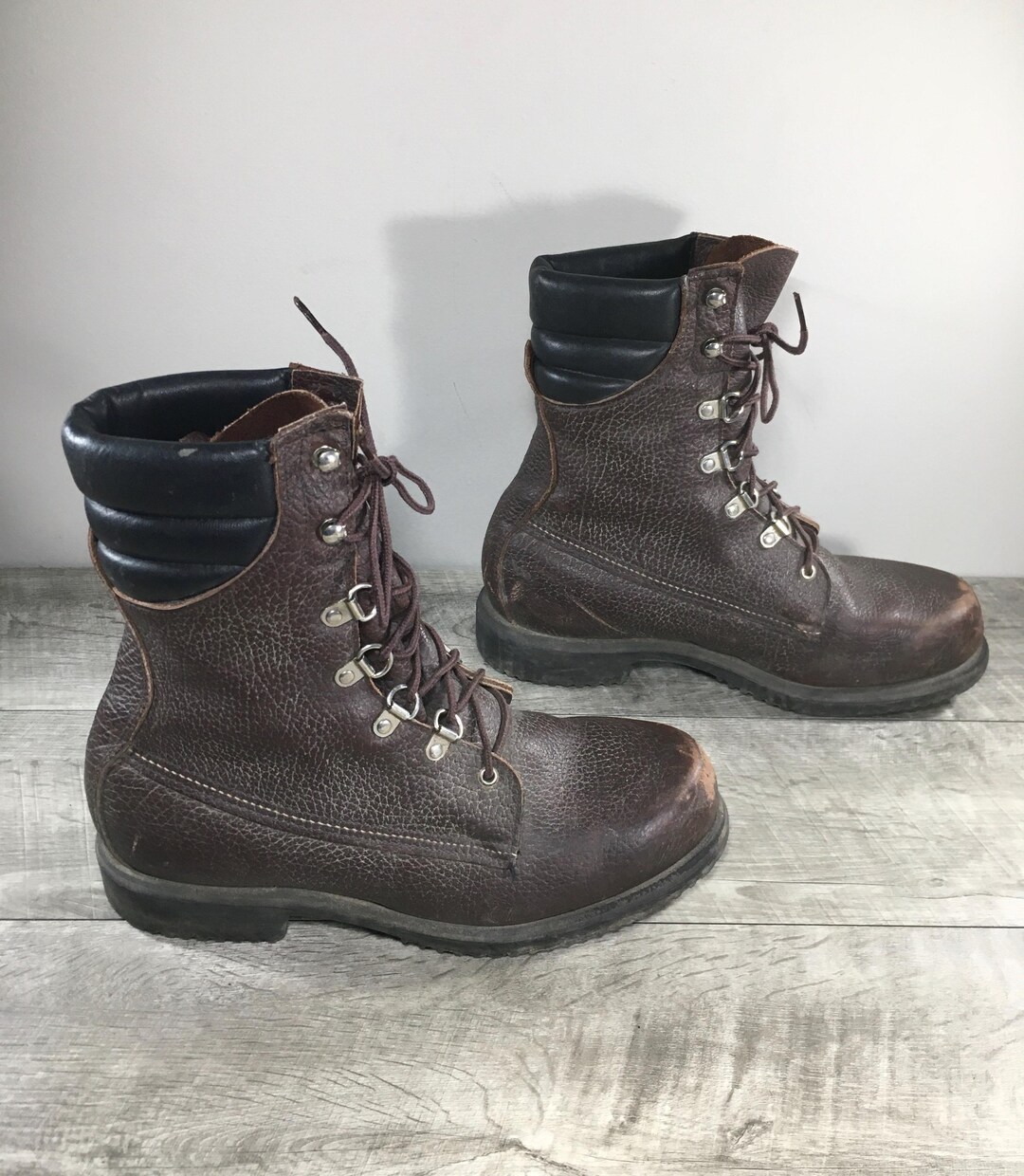 Vintage Irish Setter Sport Upland Work Mens Hunting Brown Leather Soft ...