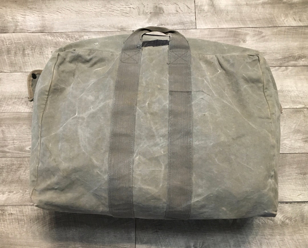 Vintage Kit Bag Flyers Sage Green US Military Duffel Pilot Duffle Bag ...