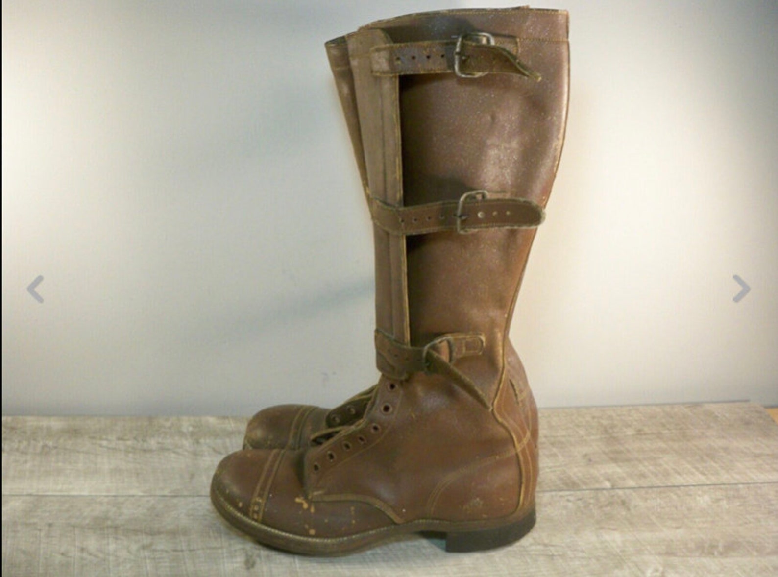 Original WW2 WWII 1940s USA Army Military International Shoe Company ...