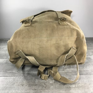 Vintage WWII WW2 Era Army Canvas Rucksack Backpack Field Military ...
