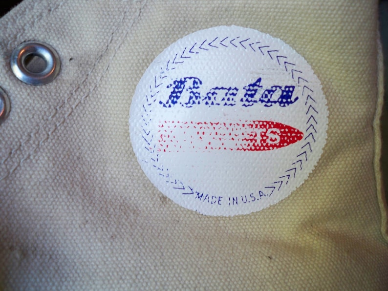 Vintage Bata Bullets Made in USA High Top Men's Tan Canvas Hipster ...