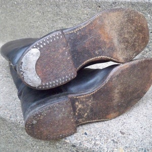 Vintage World War 2 II Era US Black Leather Calvary Riding Motorcycle ...