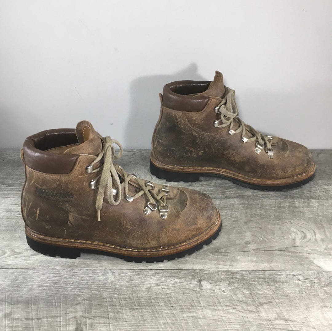 Raichle Vibram Soles Mountaineering Hiking Hiker Men’s Boots Leather ...