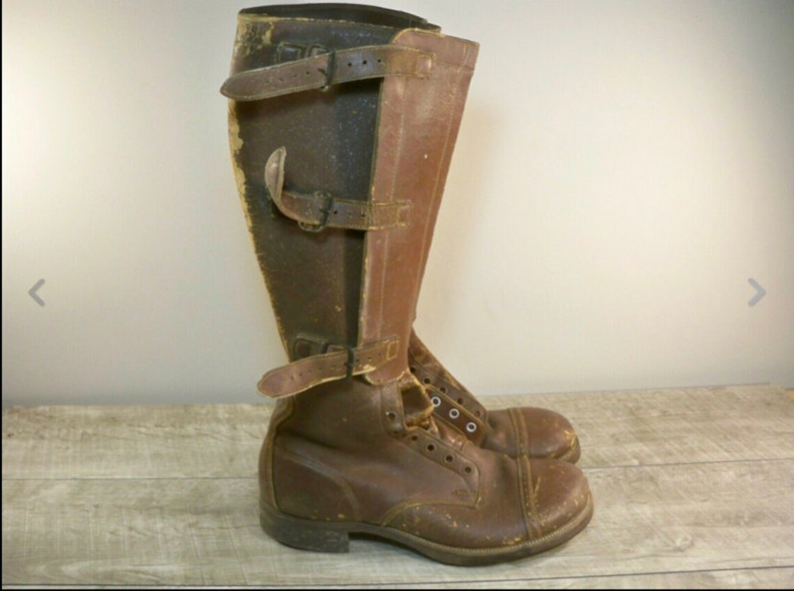 Original WW2 WWII 1940s USA Army Military International Shoe Company ...