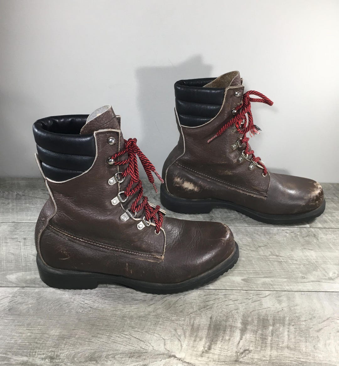 Vintage Irish Setter 859 Sport Upland Work Mens Hunting Brown Leather ...