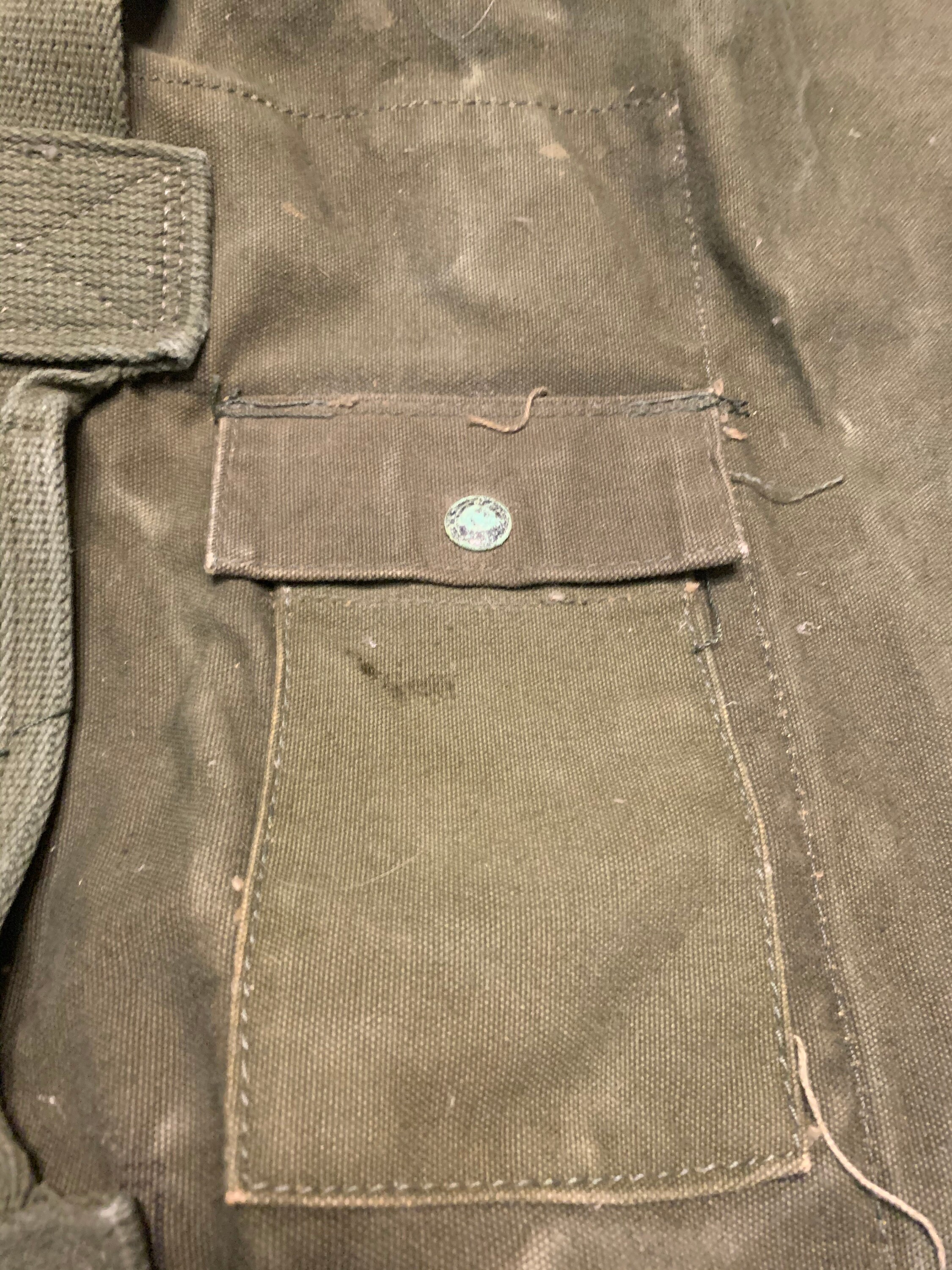 Vintage US Army Vietnam War Era BARRACK Laundry Clothing Duffle Duffel ...