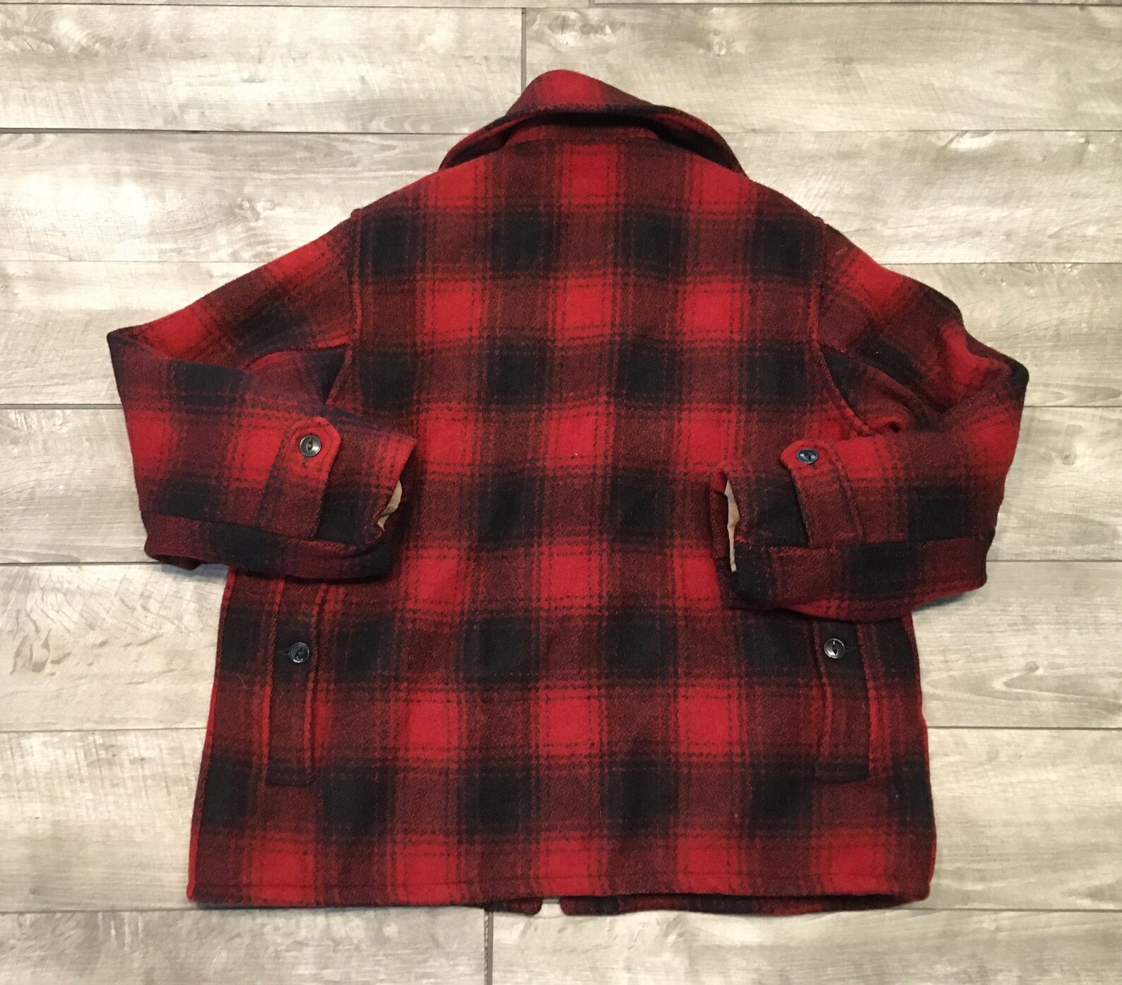 Vintage Great Western Plaid Upland Hunting Birding Chore Work Wool Men ...