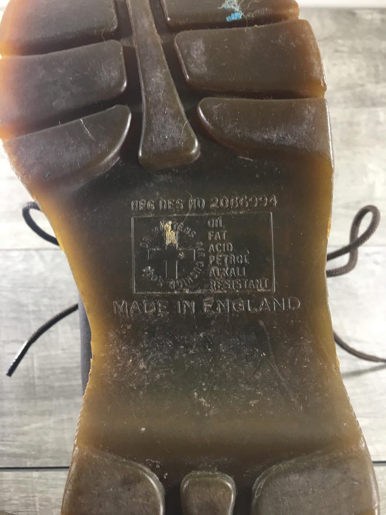 Dr. Martens 8542 Brown Leather Chunky Platform Womens Lace up Boots ...