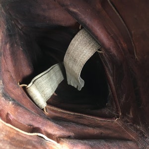 Vintage WWII WW2 Era Russet Leather Mens Motorcycle Biker Riding Soft ...