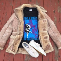 Vintage WWII WW2 Era Russet Leather Mens Motorcycle Biker Riding Soft ...