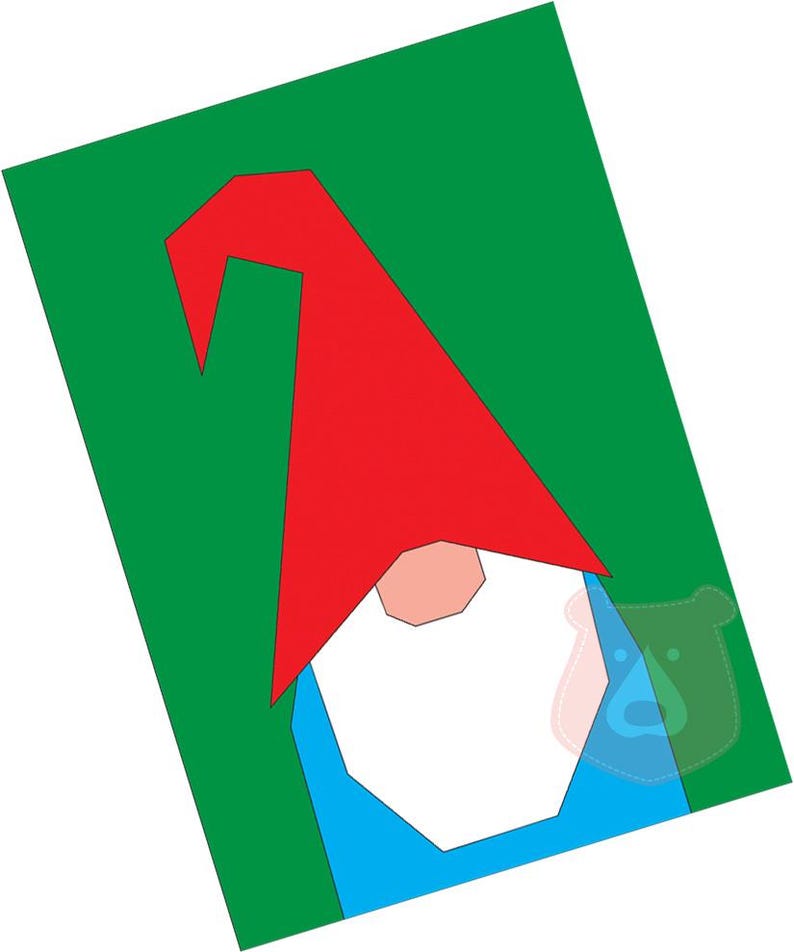 Gnome FPP, Foundation Paper Piecing Sewing Pattern .pdf - Etsy