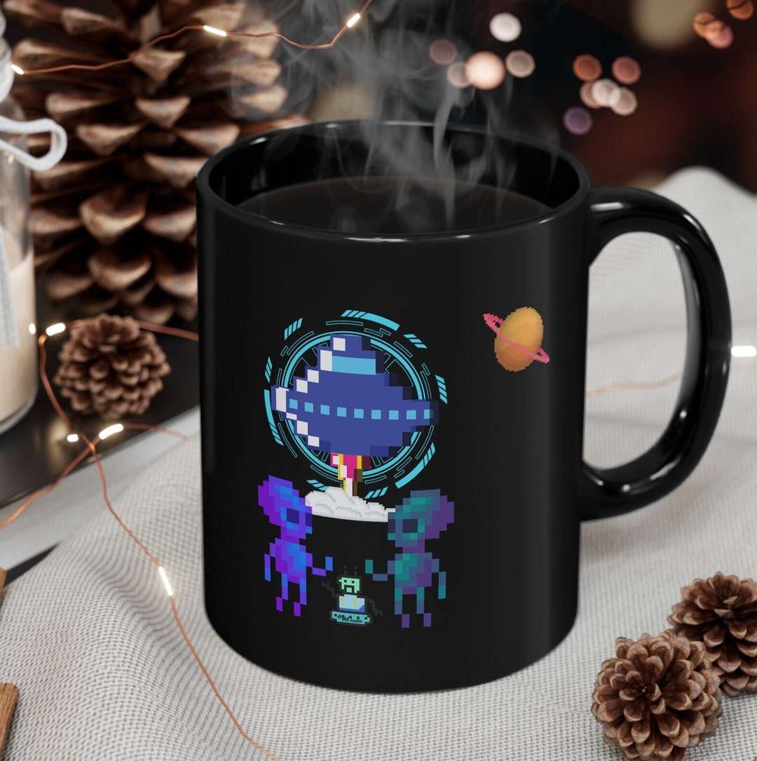 Get Festive With This Pixel Art Mug: Featuring a Fun Halloween Design ...