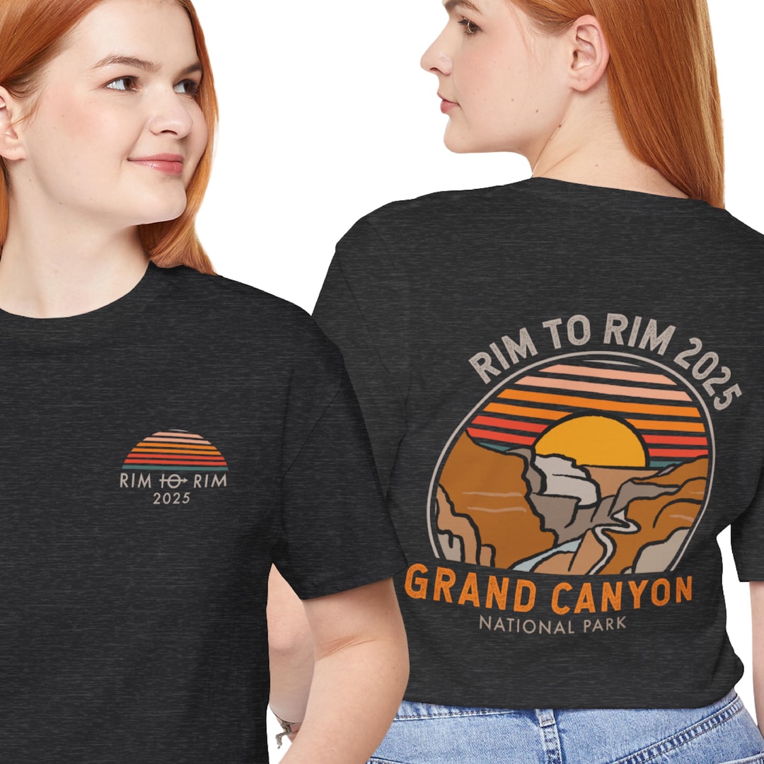 Grand Canyon National Park Rim to Rim Hike T-shirt | Rim2rim | R2R ...