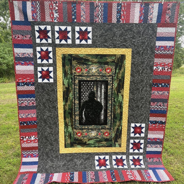 Military Quilt - Etsy