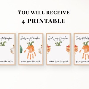 Christian Pumpkin Handprint Craft Fall Preschool Activity Kids Harvest ...