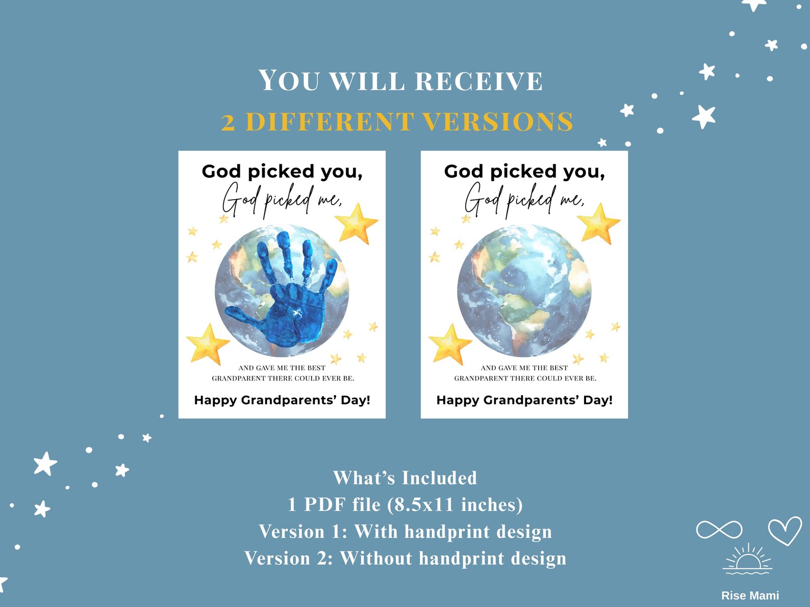 Christian Grandparents Day Handprint Printable World’s Greatest ...