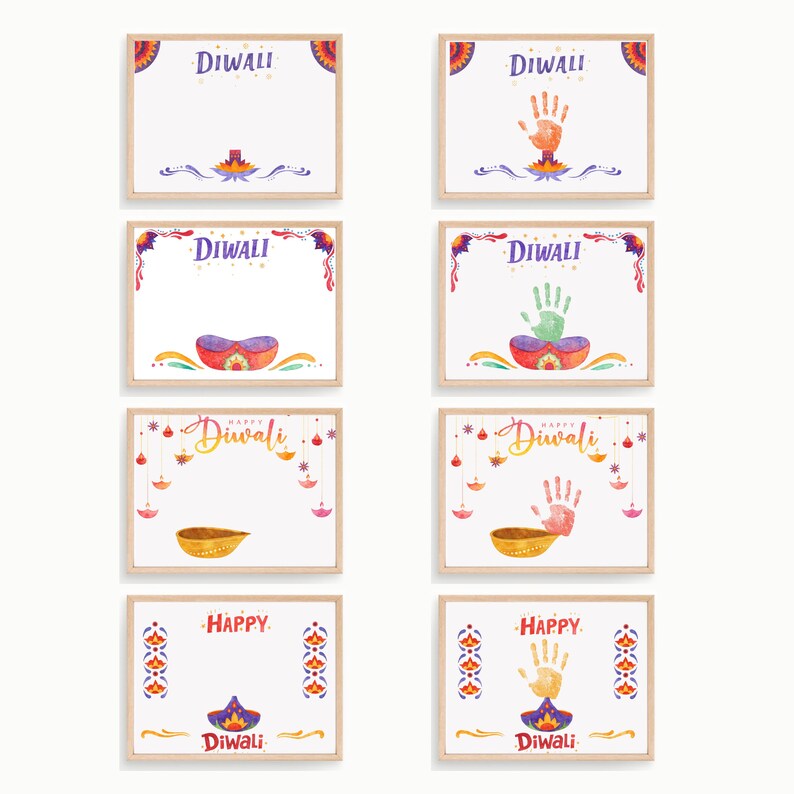 Diwali Handprint Craft Printable | Kids Diwali Activity | Happy Diwali ...