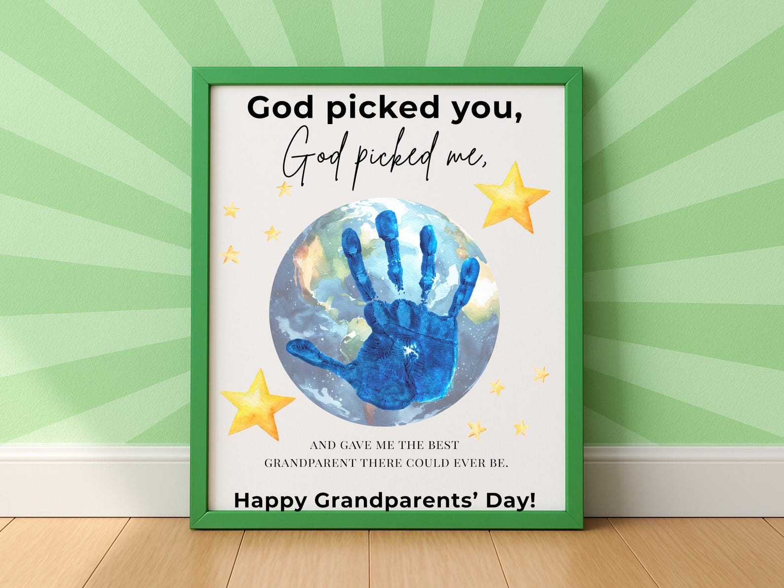 Christian Grandparents Day Handprint Printable World’s Greatest ...