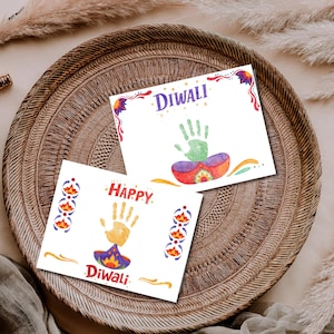 Diwali Handprint Craft Printable | Kids Diwali Activity | Happy Diwali ...