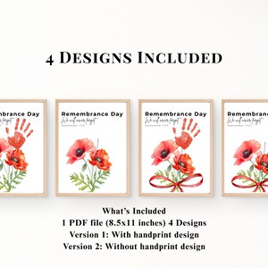 9/11 Remembrance Day Handprint Printable | Patriot Day Craft for Kids ...