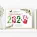2025 Happy Holidays Handprint Craft Printable, Kids Christmas Keepsake ...