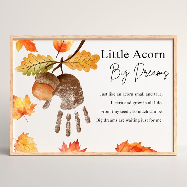 Acorn Art Prints - Etsy