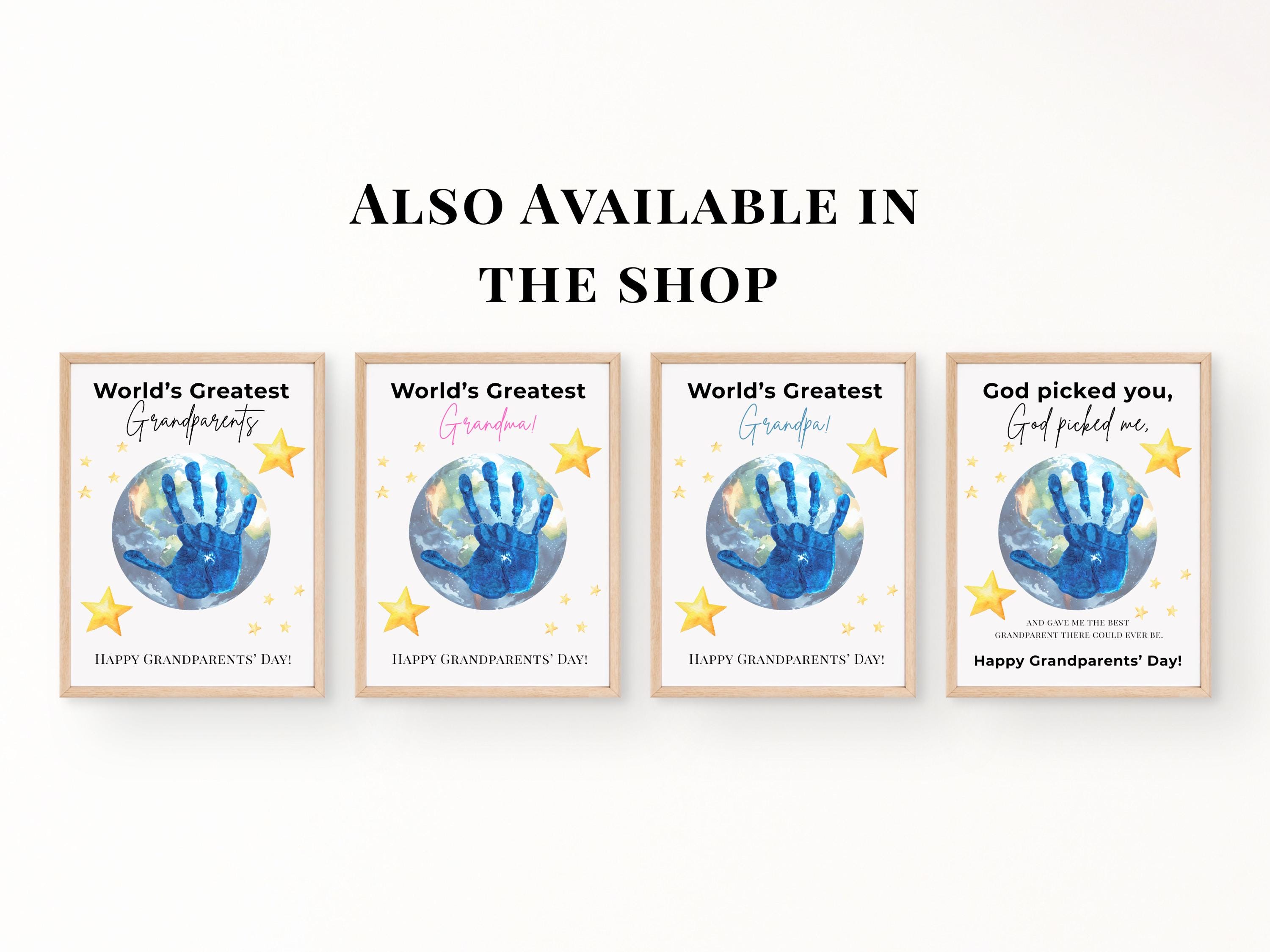 Christian Grandparents Day Handprint Printable World’s Greatest ...
