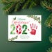 2025 Happy Holidays Handprint Craft Printable, Kids Christmas Keepsake ...