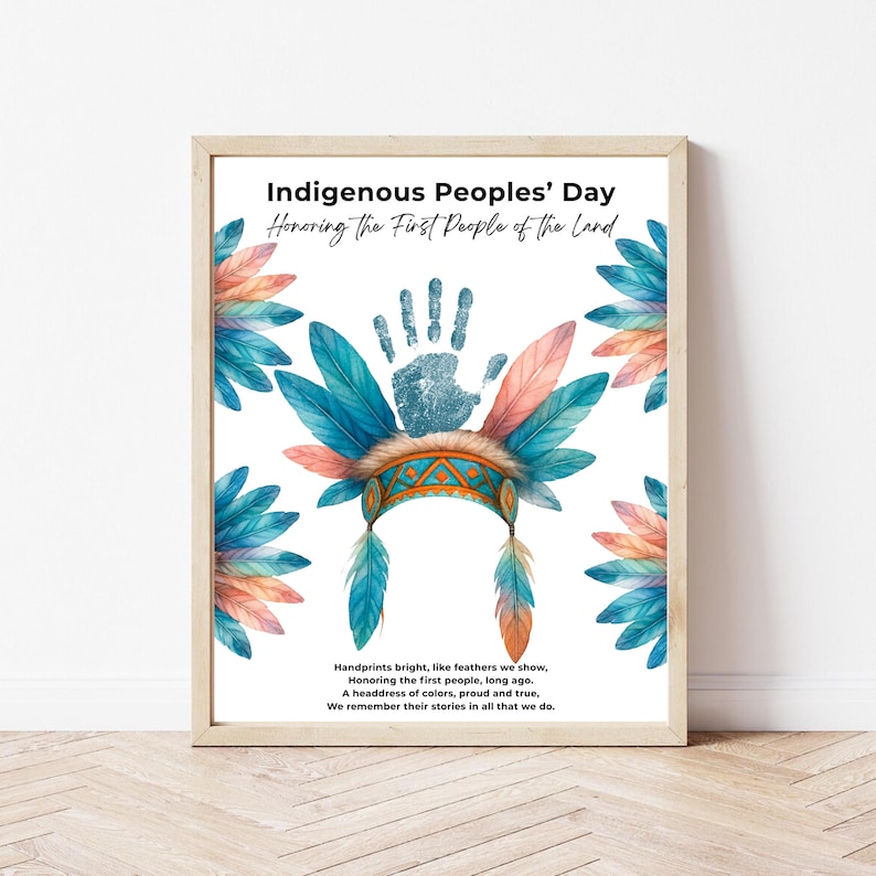 Indigenous Peoples’ Day Handprint Craft Native American Handprint ...