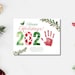 2025 Happy Holidays Handprint Craft Printable, Kids Christmas Keepsake ...