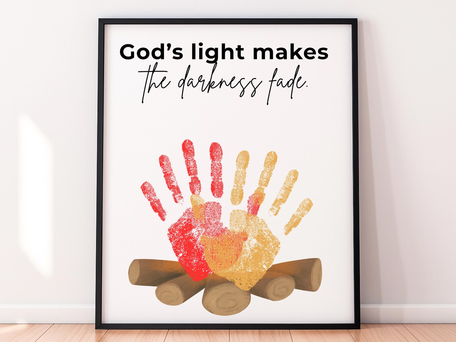 Christian Fall Handprint Craft Bundle | Autumn Printable Kids Sunday ...