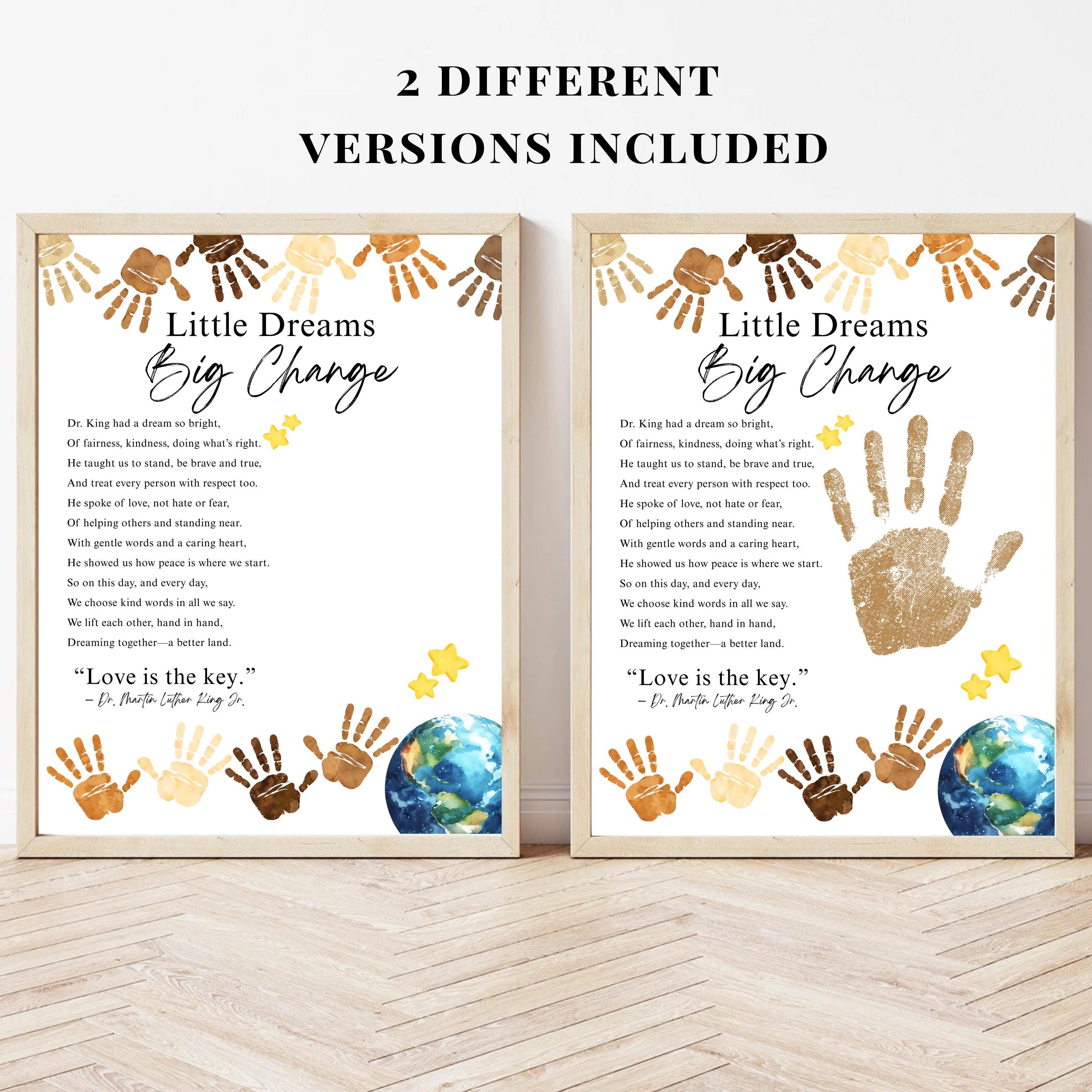 Black History Month Handprint Art, Diversity Poem, Classroom Printable ...