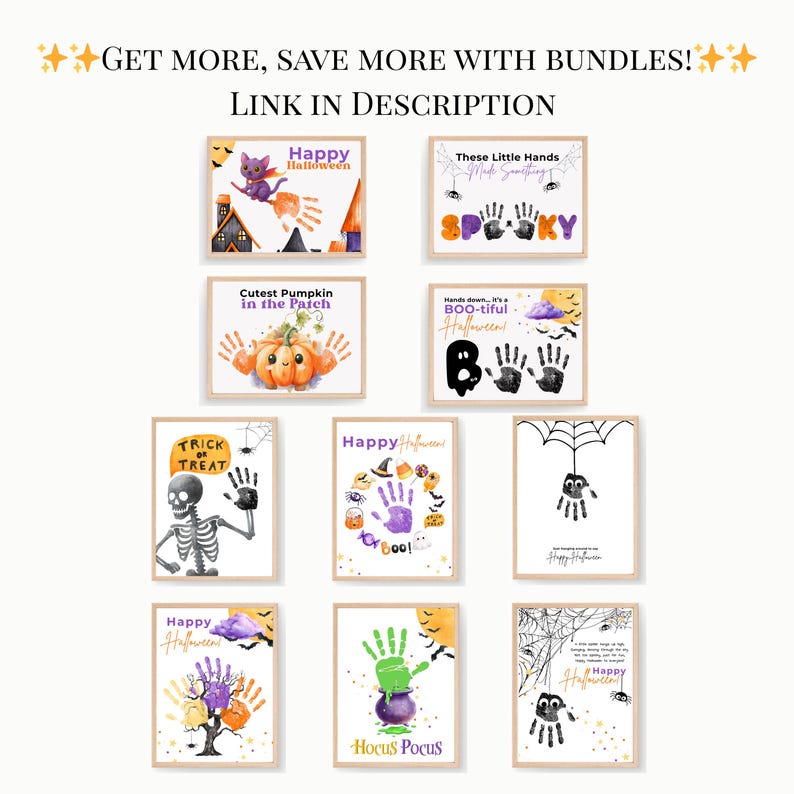 Halloween Handprint Craft Printable | Kids Fall Art Activity | Boo ...