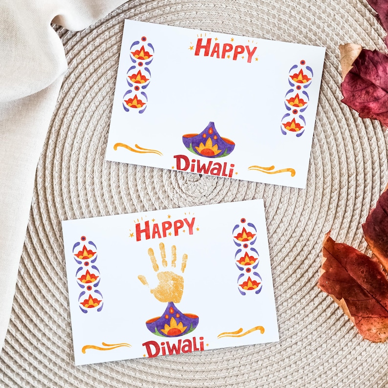 Diwali Handprint Craft Printable | Kids Diwali Activity | Happy Diwali ...
