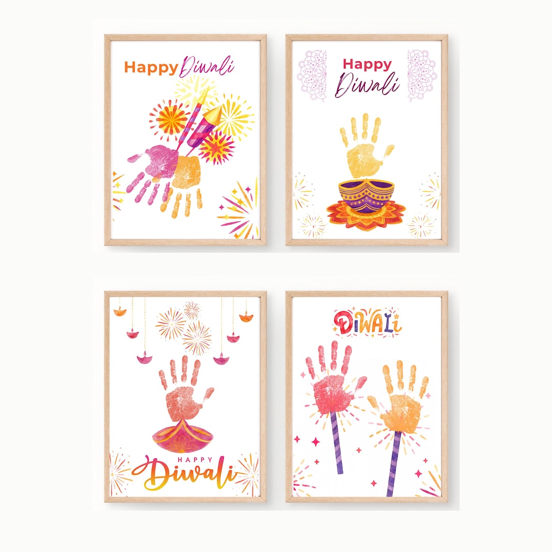 Diwali Handprint Craft Printable | Kids Diwali Activity | Festival of ...