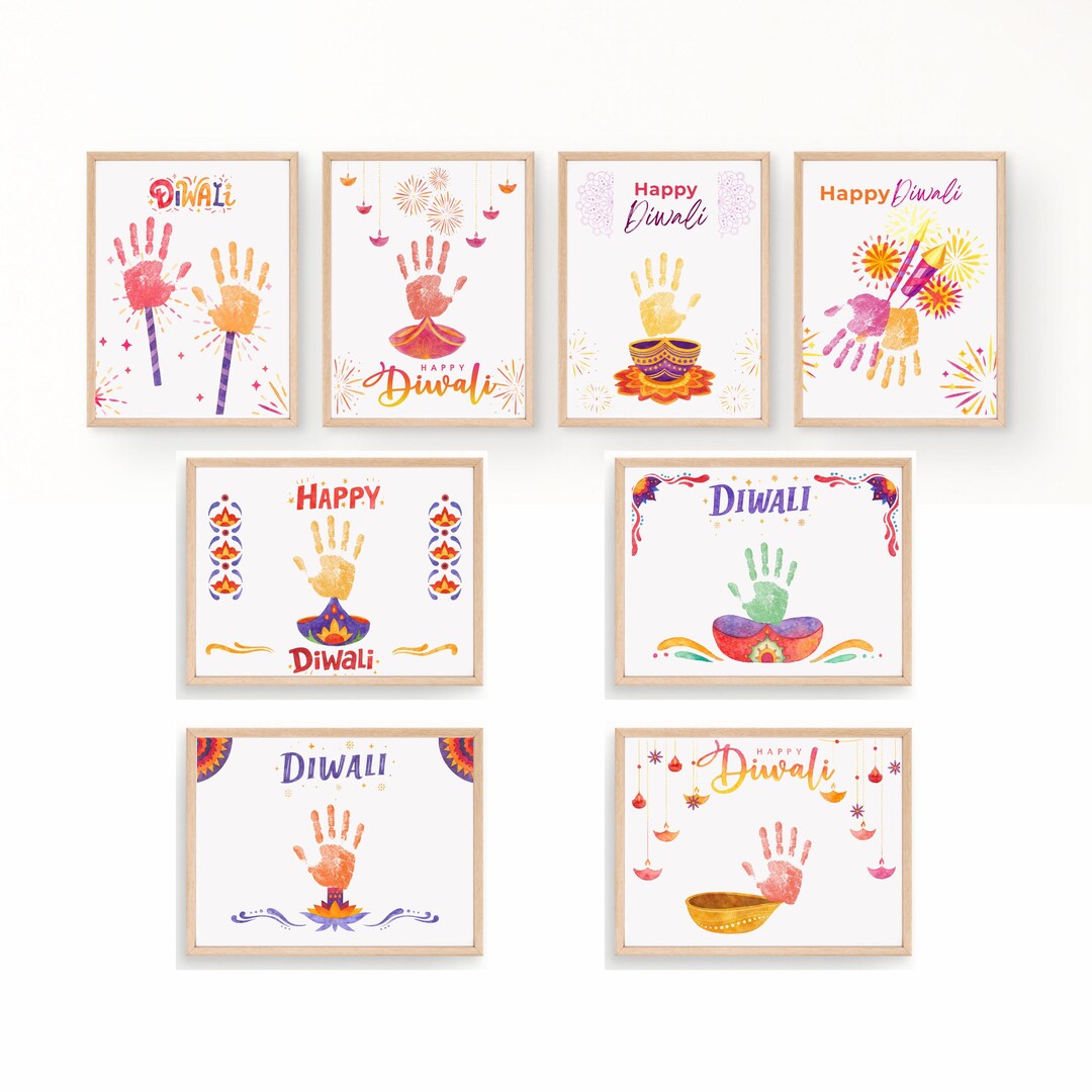 Diwali Handprint Craft Printable | Kids Diwali Activity | Happy Diwali ...