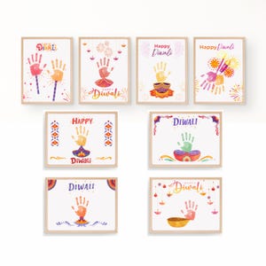 Diwali Handprint Craft Printable | Kids Diwali Activity | Happy Diwali ...