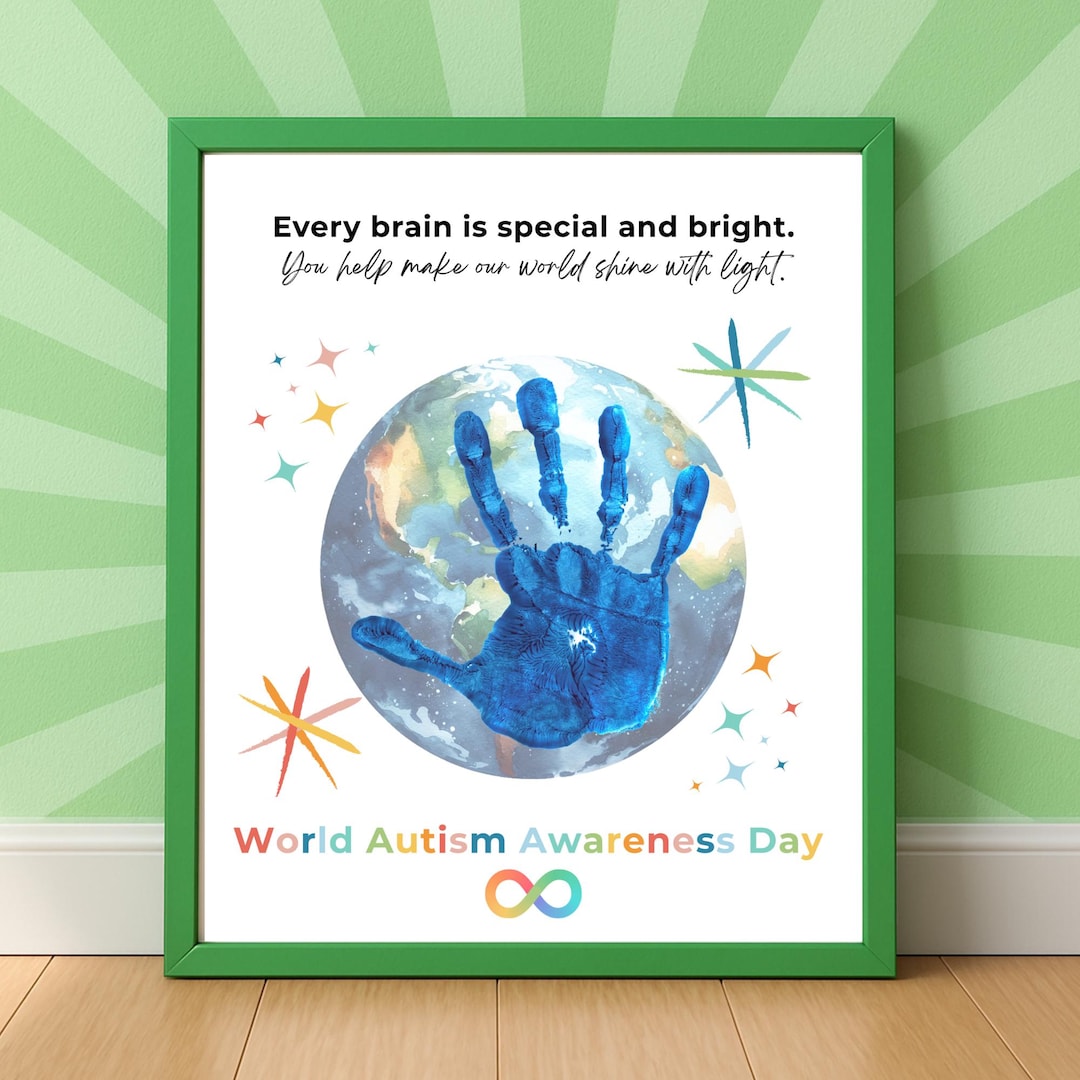 Autism Awareness Handprint Craft | World Autism Day Acceptance Art ...