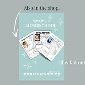 First & Last Day of Homeschool Printable Signs: All Grades (PDF ...