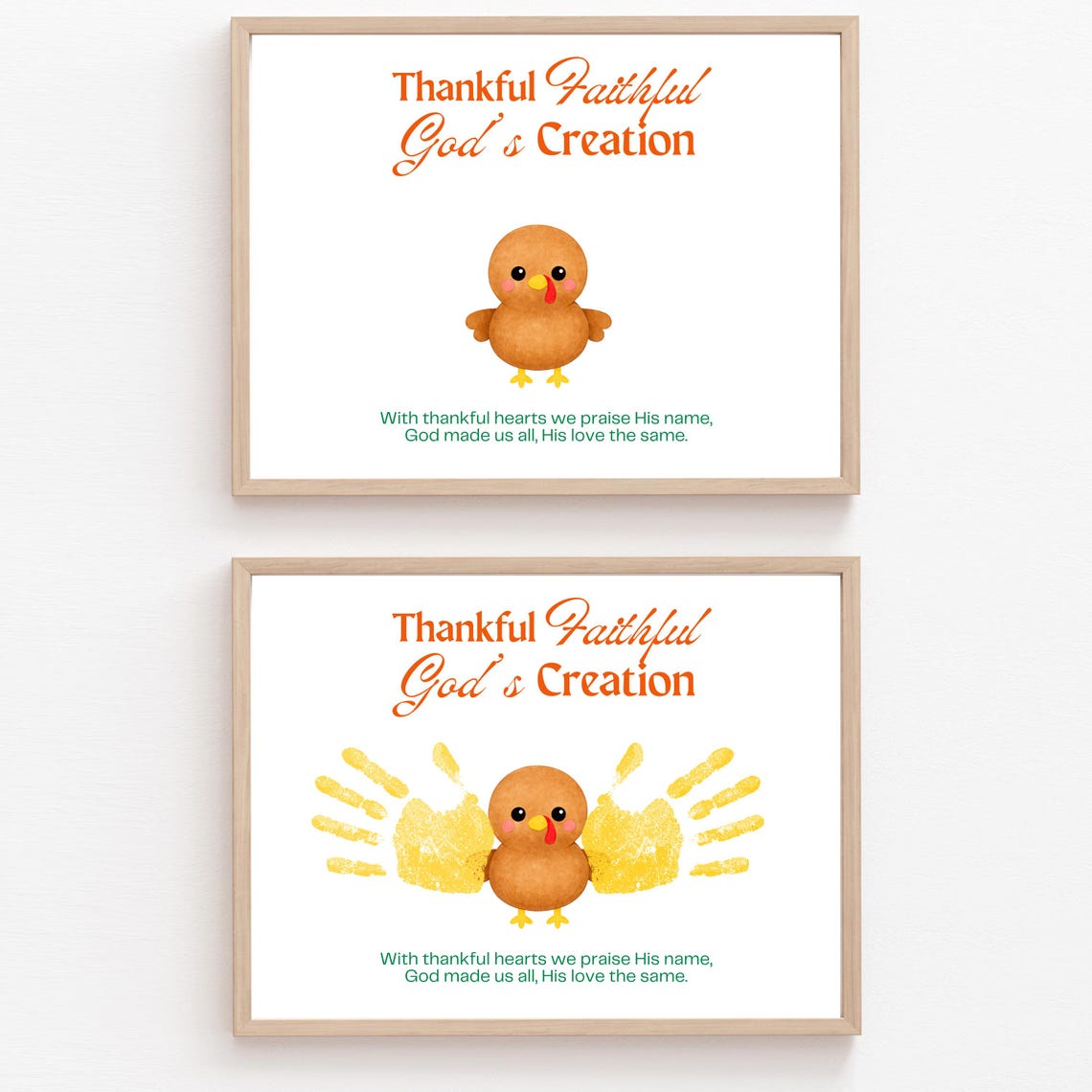 Christian Thanksgiving Turkey Handprint Craft Printable Faith-based ...