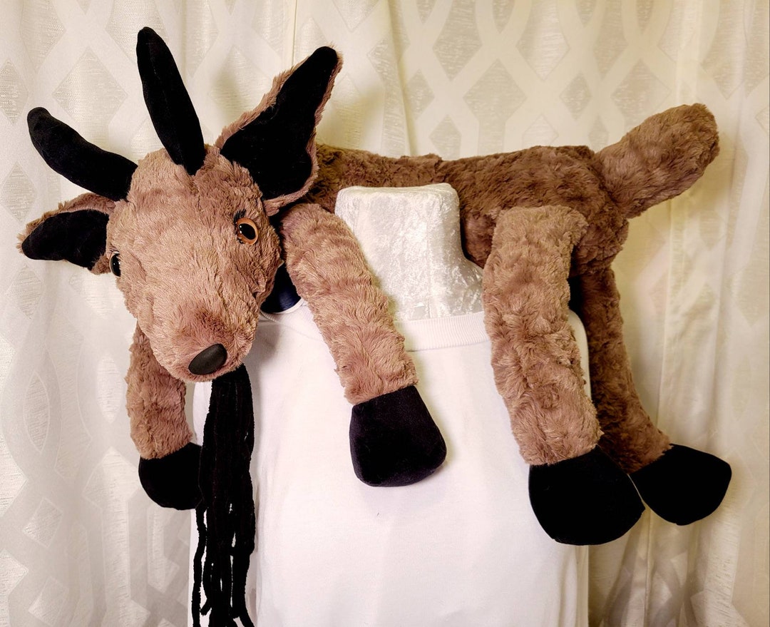 SALE Brown Goat Neck Buddy Quality Shannon Minky Lux Brown Stuffed ...