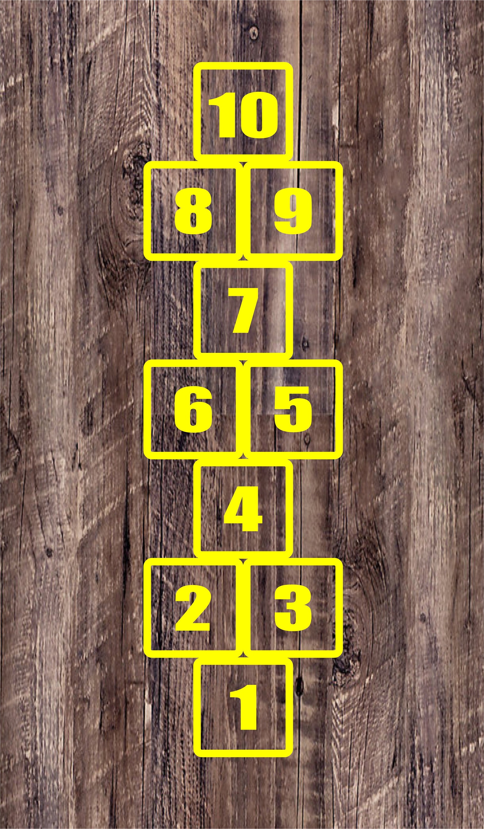 Hopscotch Jump Skip Game Recess Kid Nursery Removable Vinyl - Etsy